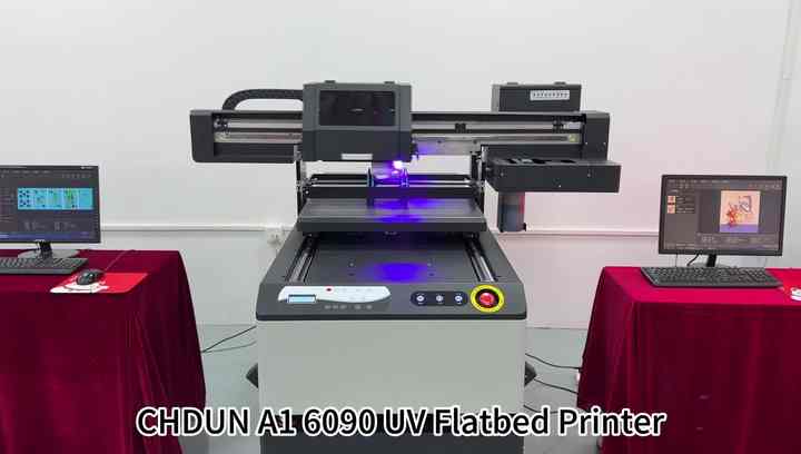 Inkjet Printers Large Format Price Roll Flat Bed 6090 Dtf Dft Flatbed ...