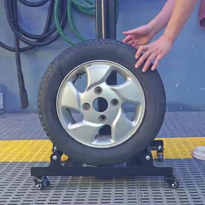 WALD Elite Professional Wheel Cleaning Stand Heavy-Duty Stable Roller ...