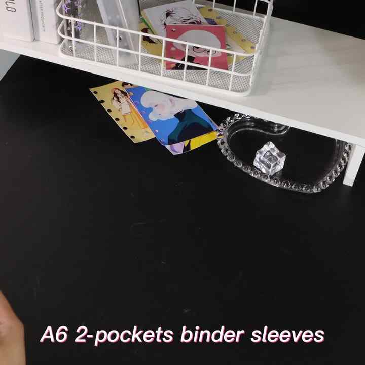 A6 3'' Photo Album with 6 Holes - Organize Photos & Cards