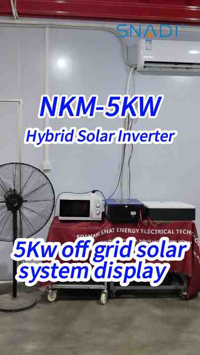 SNADI 5KW Hybrid Inverter Solar System Complete Set 10KW Hybrid Solar ...