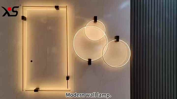 Modern Minimalist Aluminum LED Wall Light with Dimmable Warm White for ...