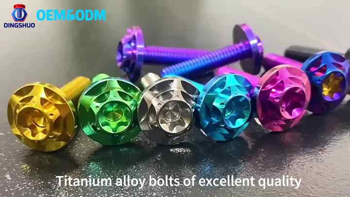 Gr5 Titanium Bolt M8*45mm Multicolor Exhaust Manifold Stud Kit with ...