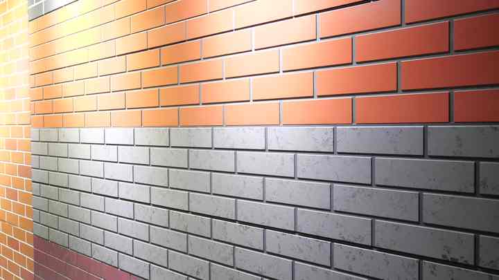 Prefinished Brick Texture Fiber Cement Board 15mm Thick for Residential ...