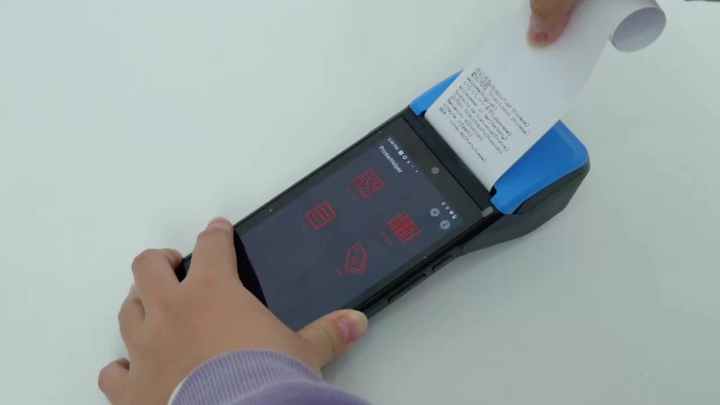 Restaurant 4G Android 12 Handheld Mobile NFC POS System with Kitchen ...