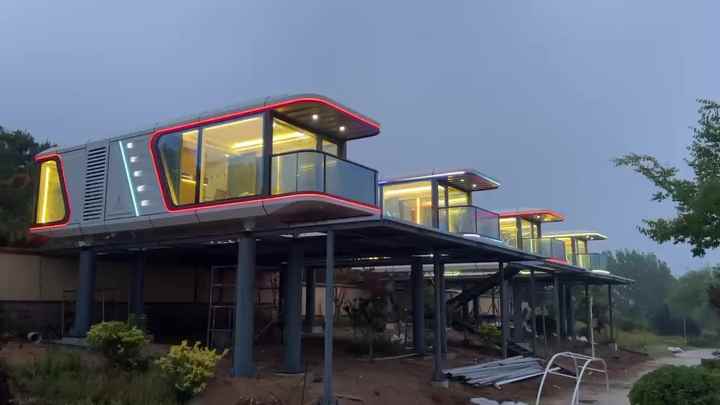 Fashion Container Tiny Prefabricated Houses Movable Homes for Villa ...