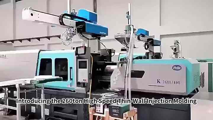 260ton High Speed Horizontal Injection Moulding Machine for HDPE EPS PE ...
