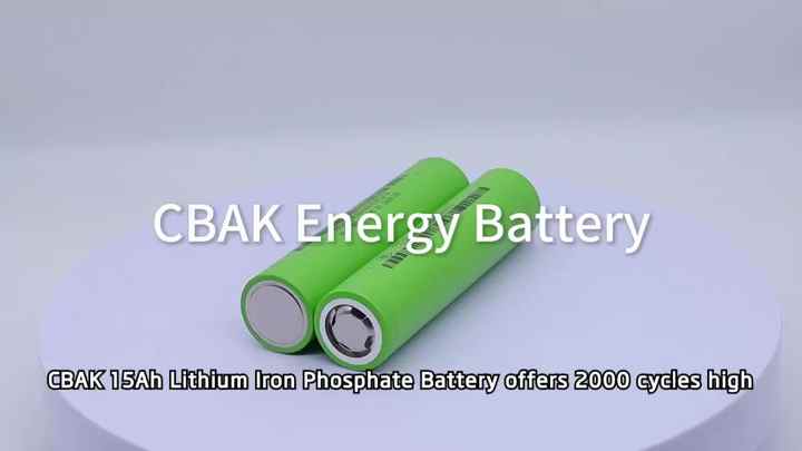 CBAK Liquid LiFePO4 3.2V 15Ah 32140FS 32140 Rechargeable Battery Cell ...