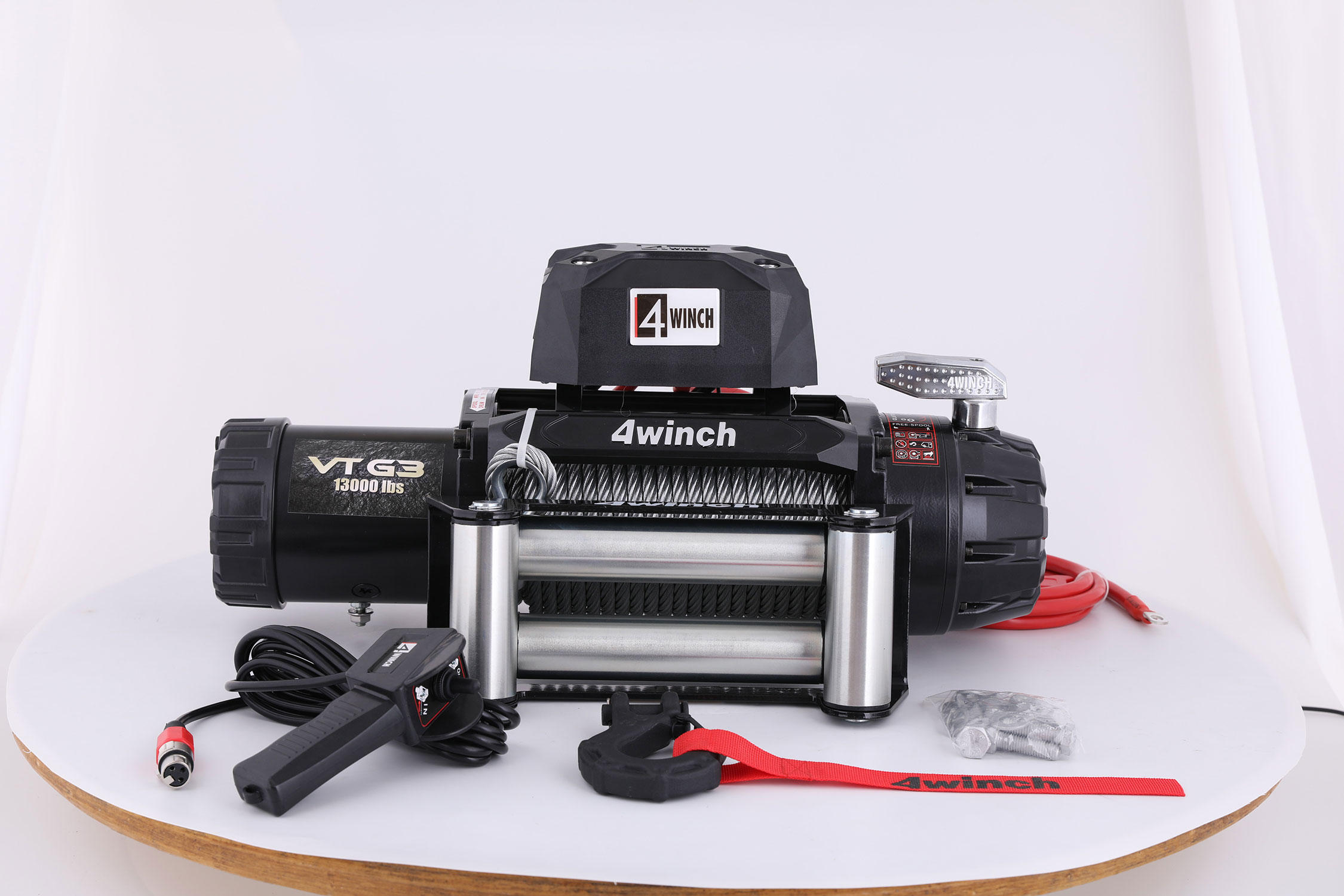 VTG3 13000lb Synthetic Rope Electric Winch Advanced Rescue 4 Winches ...
