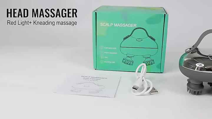 2026 Trending Electric Head Massage Machine Silicone Scalp Massager ...