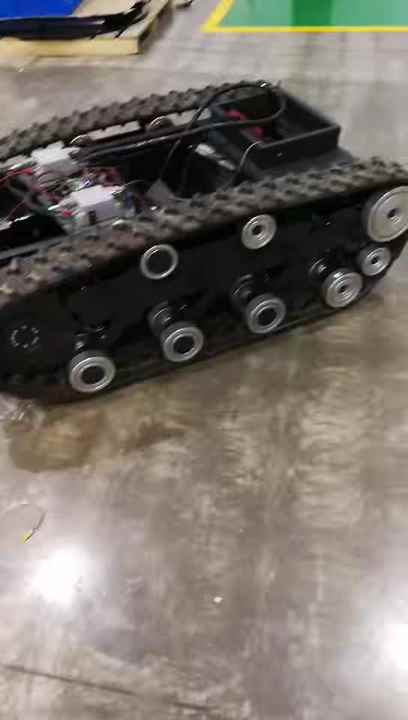 STARMATE OMRP800 Tracked Robot Chassis IP54 Protection Alloy Steel 24V ...