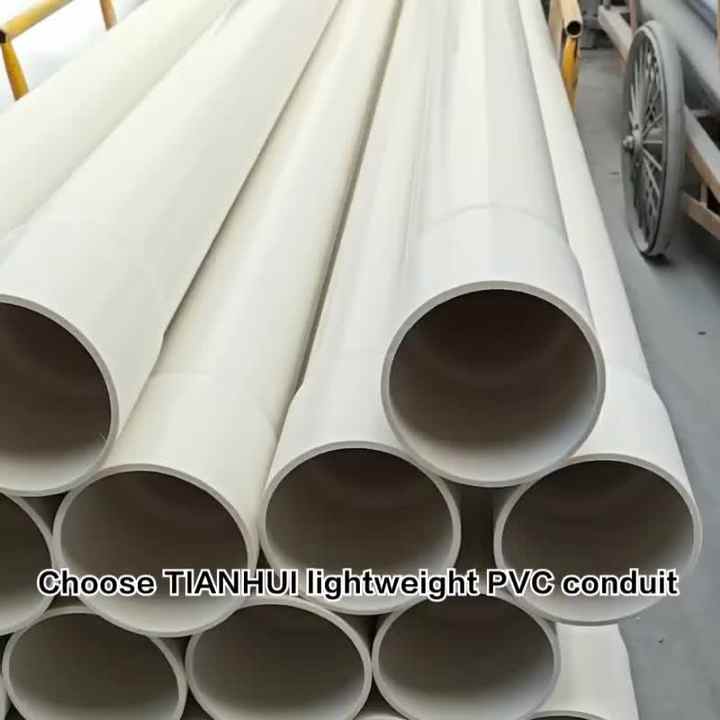 UPVC Heavy Duty Conduit Pipe 32mm to 63mm for Solar Farm Cable ...