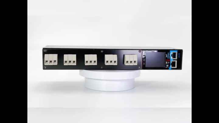 IP PDU Monitored Per Outlet Smart PDU 4-Port 10A Terminal Block SNMP ...