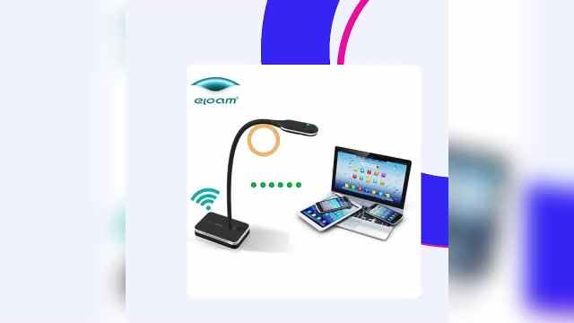 Eloam 4K Digital Visual Presenter | Portable Foldable Document Camera ...