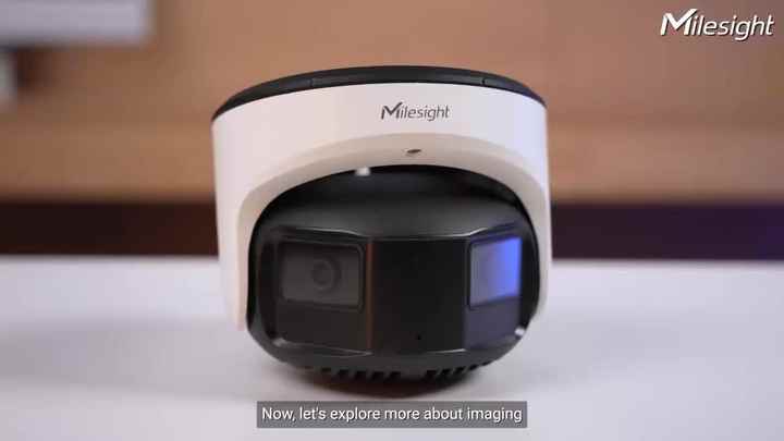 Milesight MS-C8477-PC 4K NDAA AI 180° Panoramic Network Camera - Dual ...