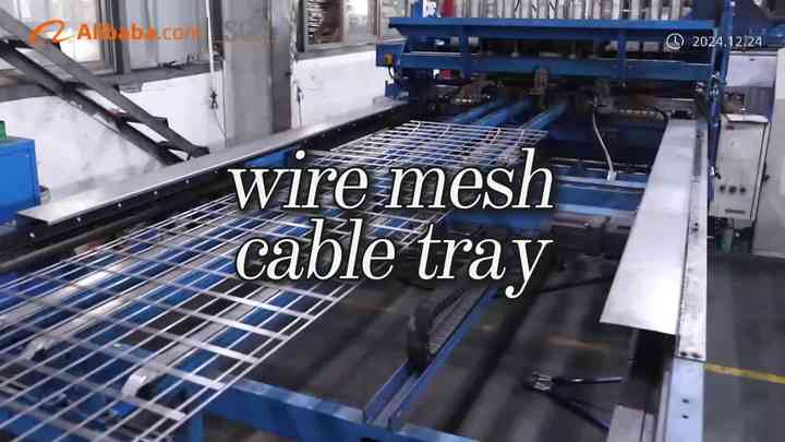 Steel Wire Mesh Ladder Cable Tray Customized Industrial Cable ...
