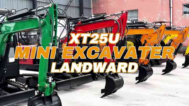 Landward 2.5 Ton Mini Excavator - High Power & Efficiency