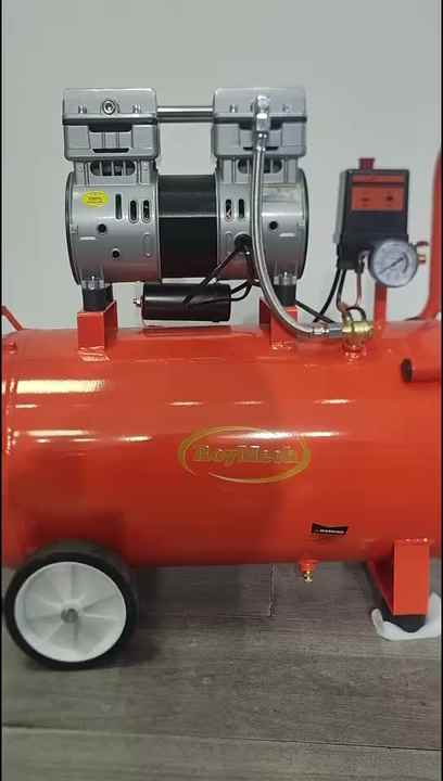 RM-50L Portable AC Powered Oil-Free Silent Air Compressor Machine with ...