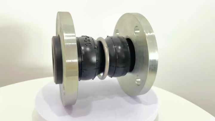 EPDM Double Sphere Pipe Fittings Flanged flexible connection Rubber ...