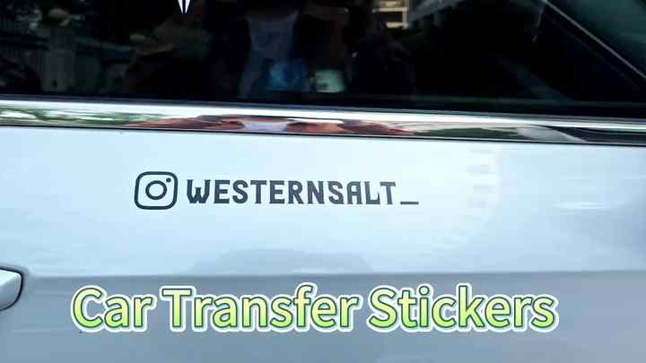 High Quality UV Resistant Car Window Die Cut Logo Decal Stickers Custom ...
