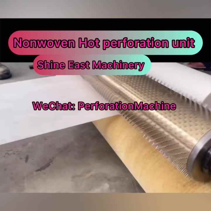 Plastic Vent Film Making Machine Perforator Fabric Hole Puncher Roll ...