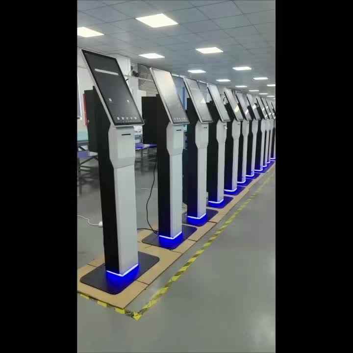 32 Inch Self-checkout Kiosk with Stand Touch Self Service Payment ...