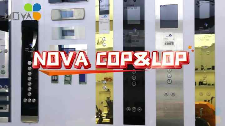 NOVA Modern Stainless Steel Elevator Wall Mounted Touch Display Cop and ...