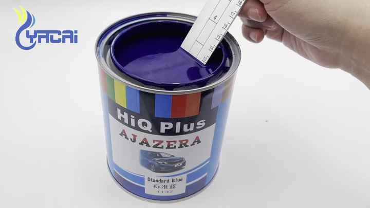 1K Standard Blue Car Paint Factory Supply Spray Fast Drying Acrylic ...