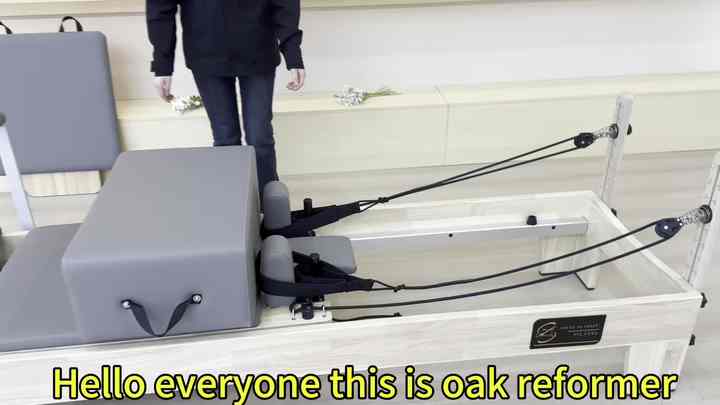 OEM Professional Pilates Reformer Machine Solidcore Oak Wood Pilates ...