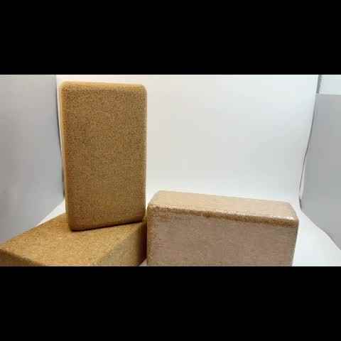 High-Density Non-Slip Anti-Moisture Eco-Friendly Cork Yoga Block for ...
