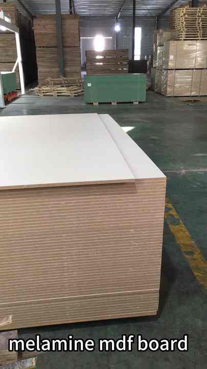 Melamine Board 4MM, 5MM, 6MM, 18MM MDF Wood for Furniture Production ...