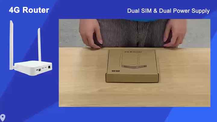 4G LTE Router with Wireless SIM Card Slot High-Speed WiFi for Office ...