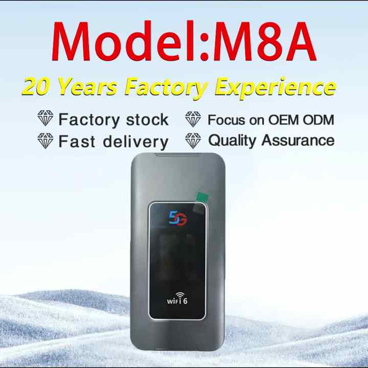 5G Hotspot Portable WiFi Router 5G/4G SIM Card LTE Large Capacity ...