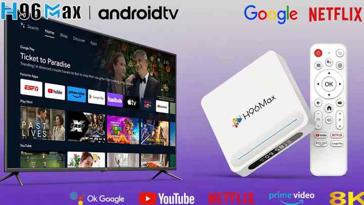 H96 MAX IPTV STB 8K Streaming Smart OTT Internet Set-top Box Google ...