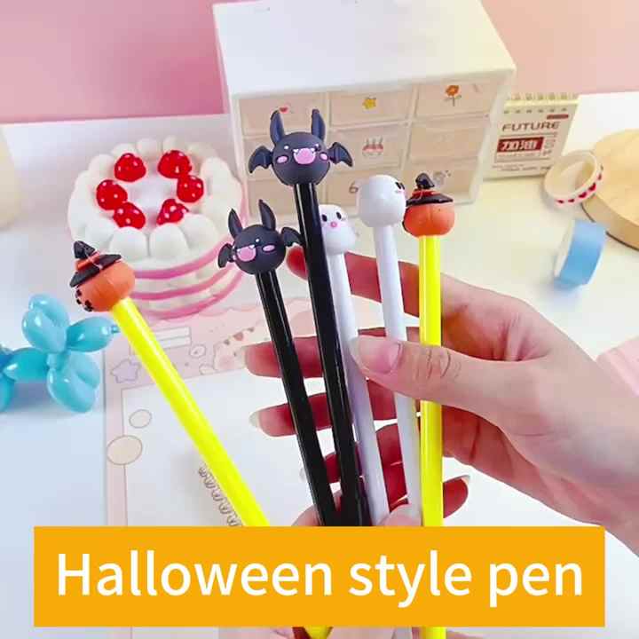 Halloween Theme Plastic 0.5MM Black Ink Neutral Pen Creativity Cartoon ...