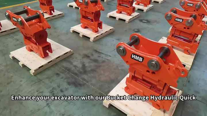 Power Tilt Rotating Hydraulic Quick Hitch for Mini Excavators
