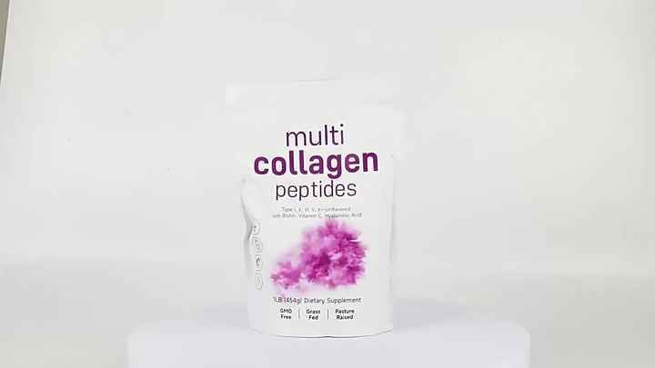 OEM Multi Collagen Peptides Powder Hyaluronic Acid Biotin Vitamin C for ...