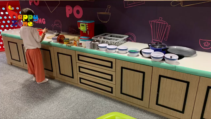Customized Commercial Kids Role Play House Indoor Playground Role Play ...