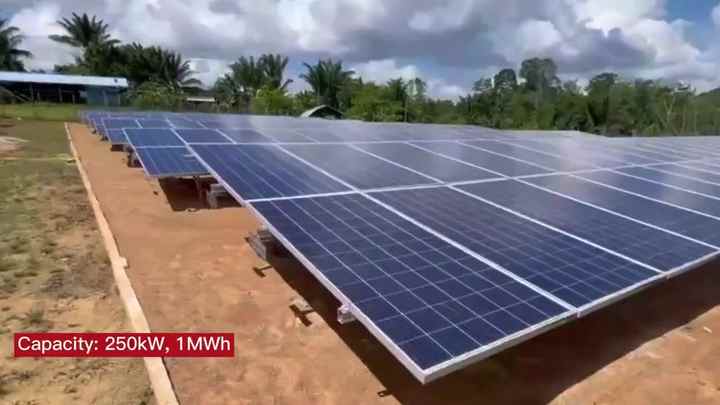 40FT Container Solar System 1MW 2MWH Energy Storage System Commercial ...