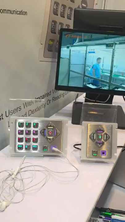 RGB Backlit USB Keyboard - Programmable for Payment Kiosks