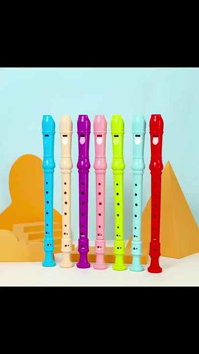 Children's Musical Toy - 8 Hole Plastic Flute Recorder