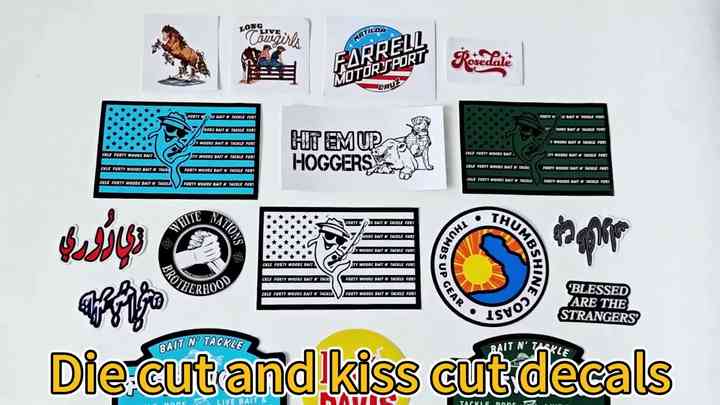 Custom UV Resist PVC Car Sticker Decals Strong Adhesive Outdoor ...
