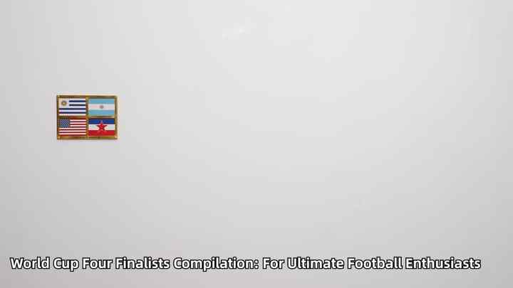 CS Gift World Football Cup Top 4 Flag Commemorative Pack Durable Sporty ...