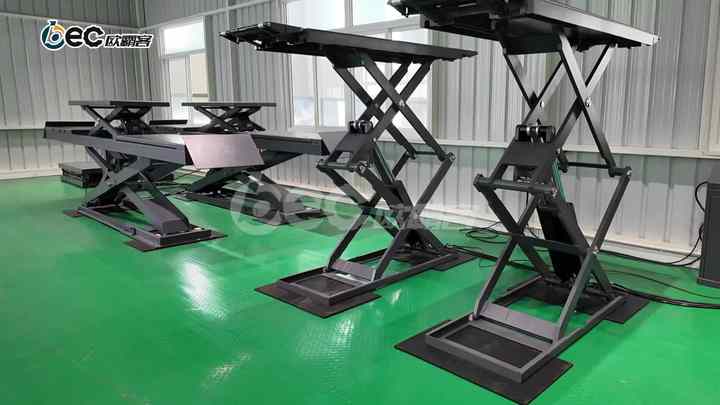 Hydraulic Mobile Scissor Car Lift Mid Position Scissor Lift Portable ...