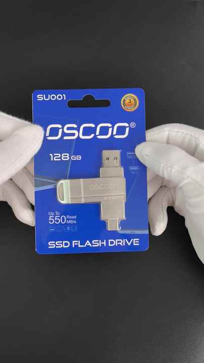 For OSCOO SU001 SSD Flash Drive Dual Interface 5Gbps 128GB 256GB 512GB ...