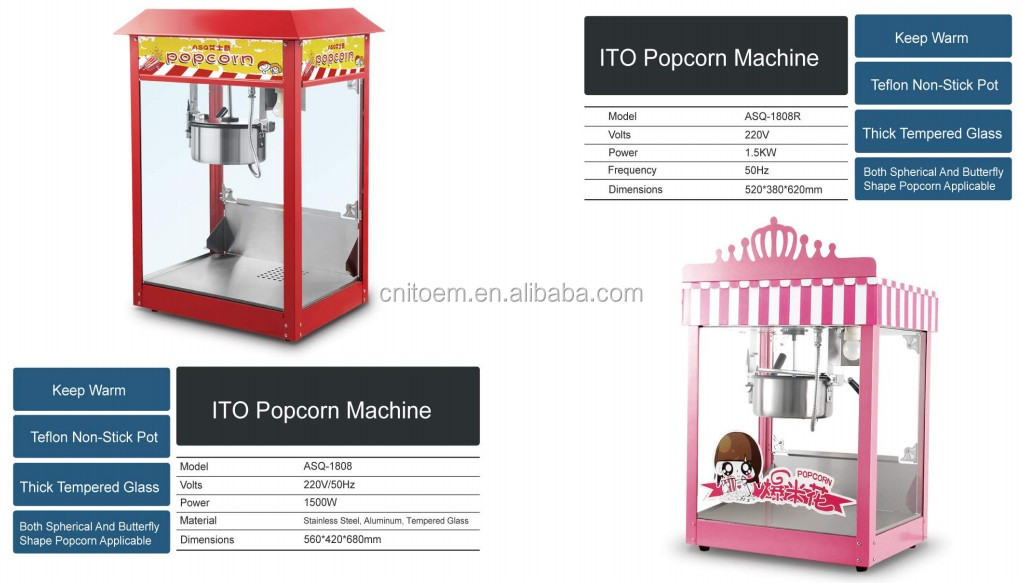 Commercial Industrial Popcorn Machines Products from Guangzhou ITO ...