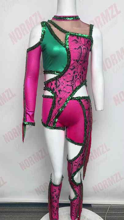 Pink Majorette Outfit Majorette Dance Uniforms with Fringe Majorette ...