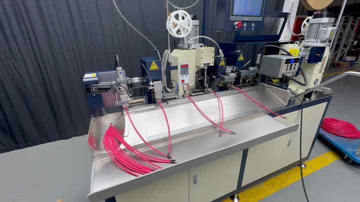 Fully Automatic Dual-End Terminal Crimping Machine with Heat Shrink ...