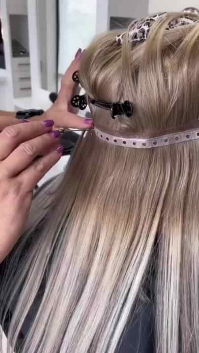 Double Inject Hole Weft Human Hair Invisible Twin Tabs PU Weft Real ...