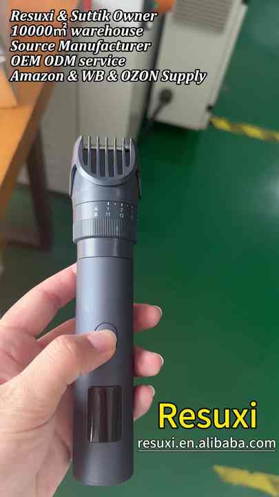 Resuxi JK-881 5-in-1 Rechargeable IPX6 Waterproof Electric Beard ...