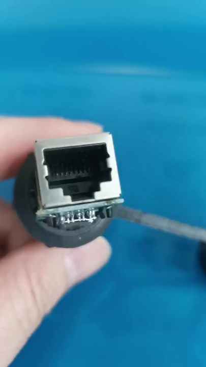 RJ45 Installation of Inline Coupler Front Panel or Right Angle RJ45 ...